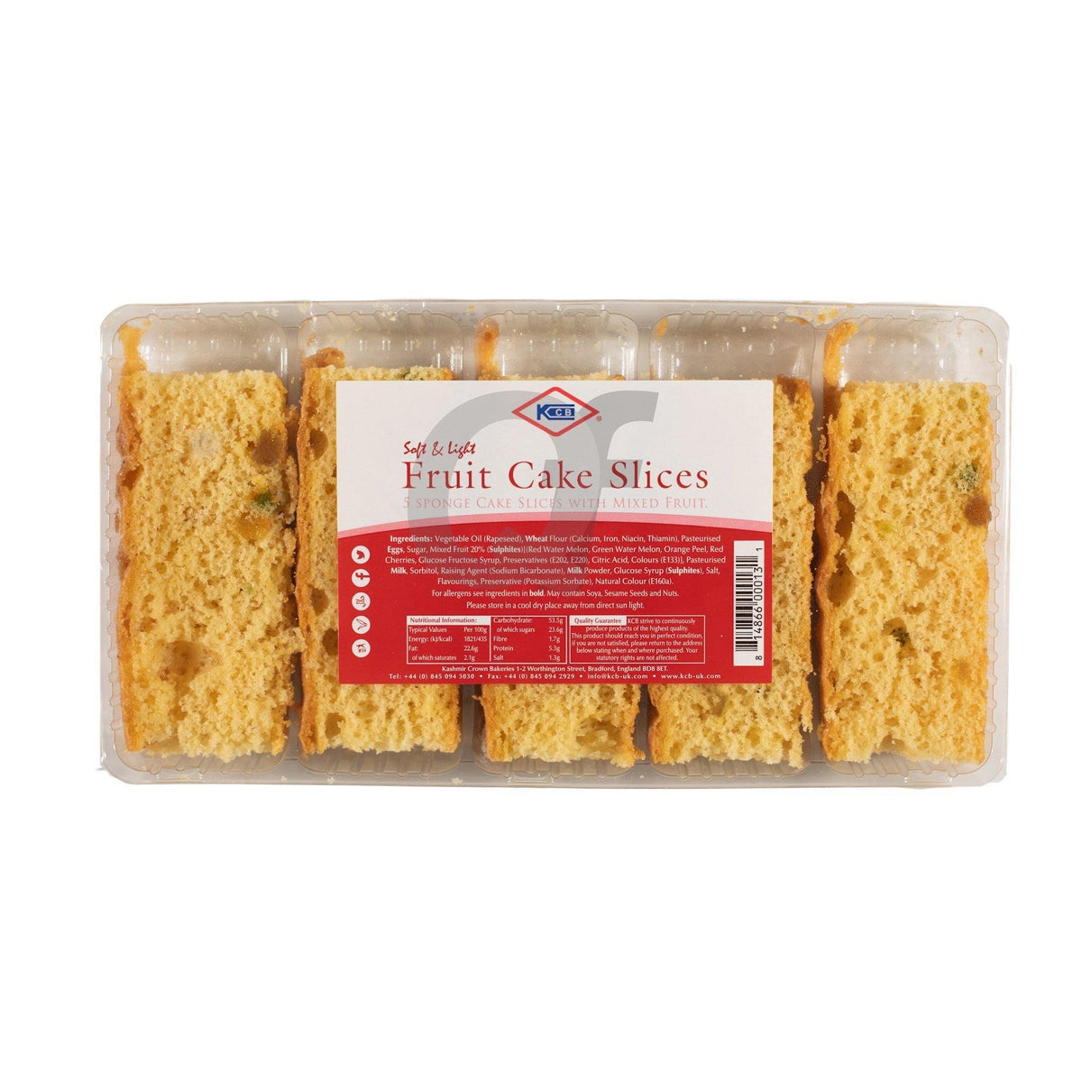 KCB Fruit Cake Slices 5 Pieces
