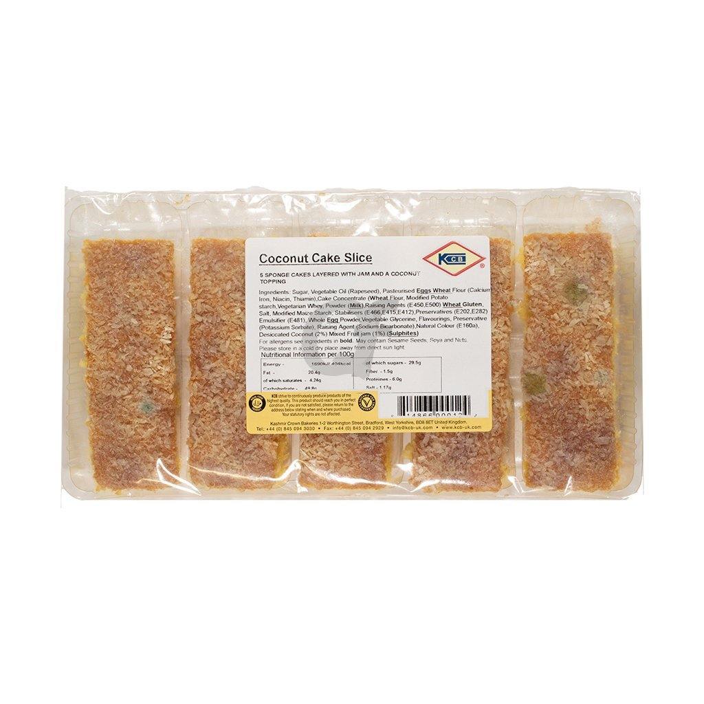 KCB Coconut Cake Slices 5 Pieces | Coconut Slice Cake