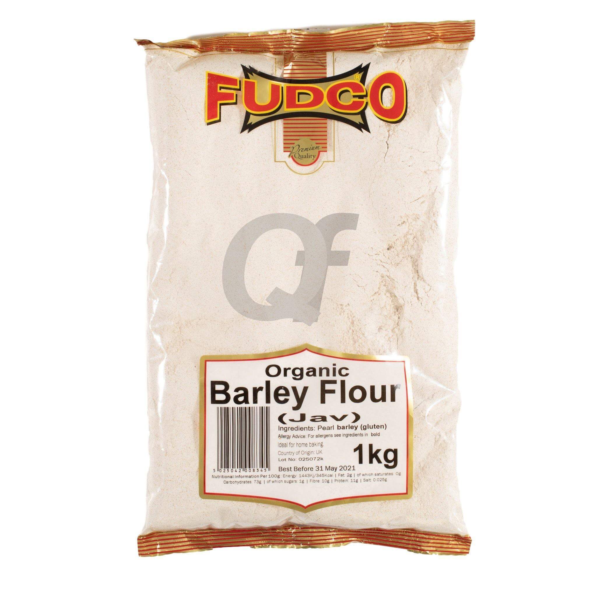 Barley Flour Organic by Fudco (Jav) 1KG | Buy Jav Flour | Buy Barley ...
