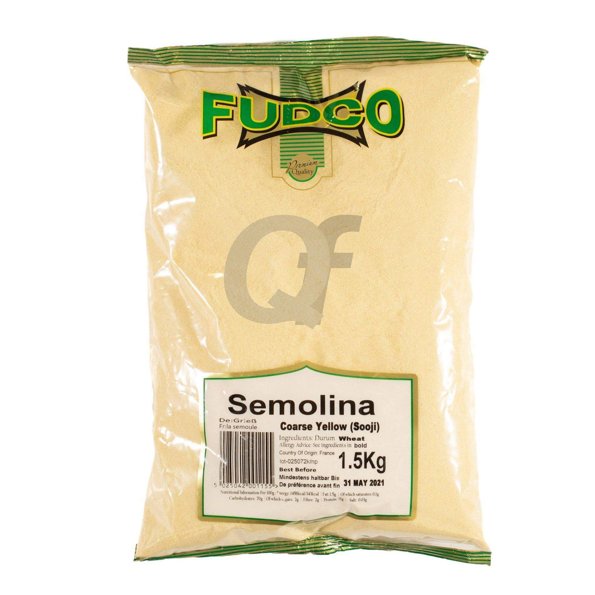 Fudco Semolina (Coarse Yellow) 1.5kg