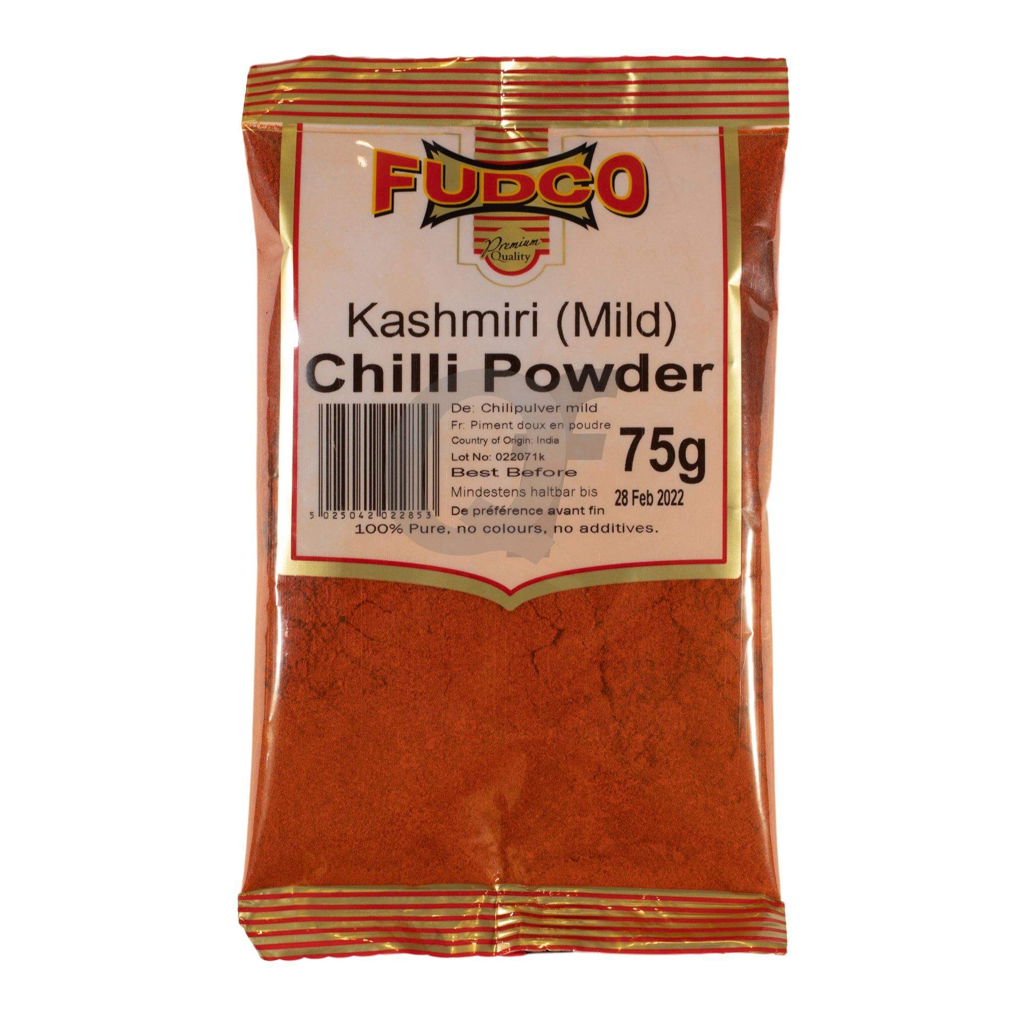 Fudco Kashmiri chilli powder (mild) 75g | Mild Chilli Powder