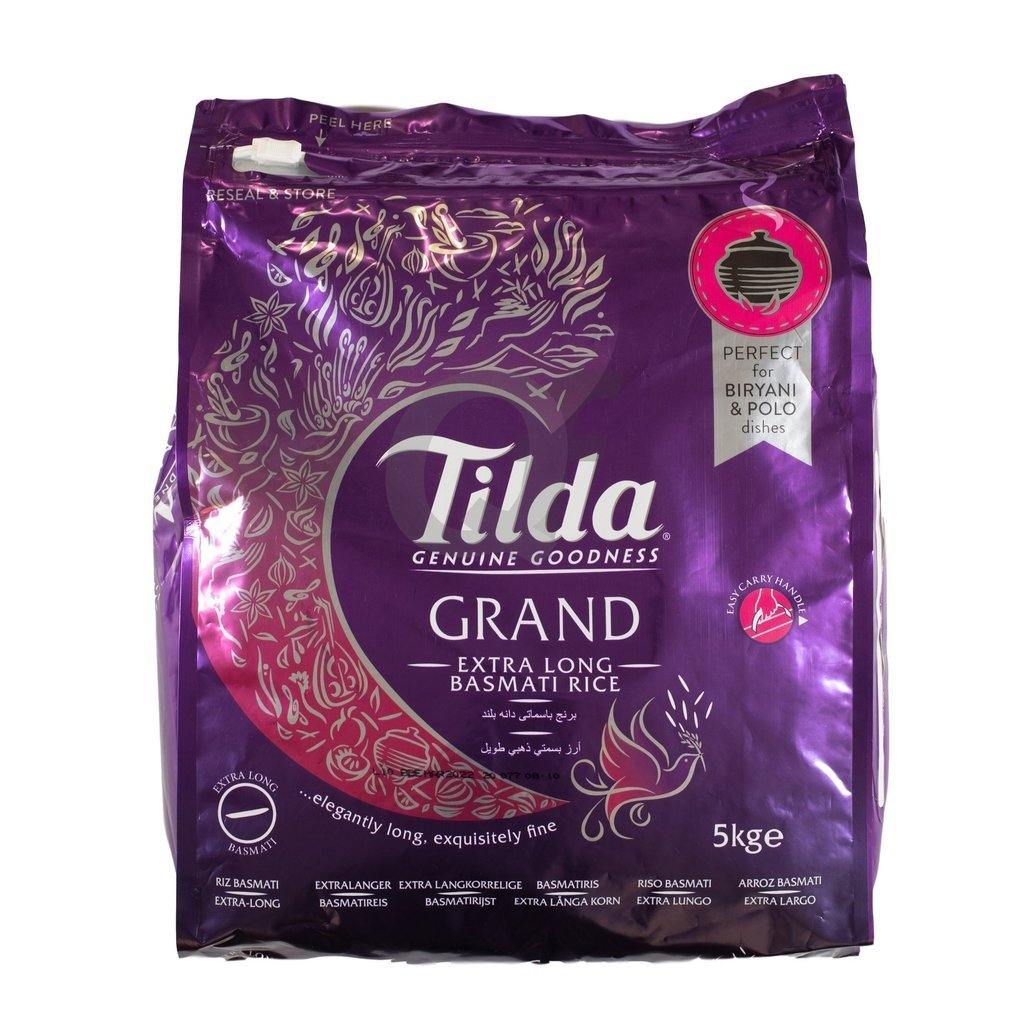 Tilda Grand Extra Long Grain Basmati Rice 1Kg, 5Kg, 10 Kg | Tilda Long ...