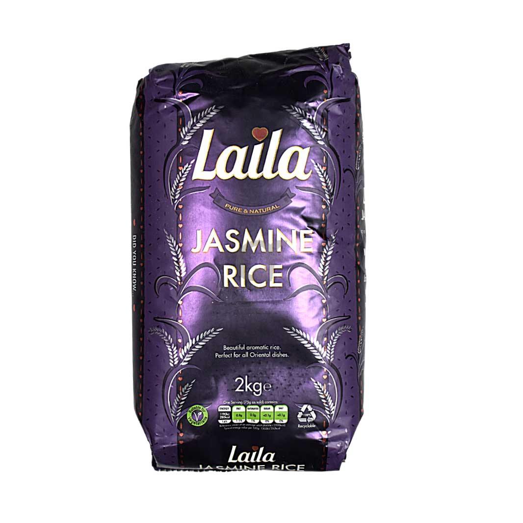 Laila Jasmine Rice 2kg | Jasmine Rice Uk Buy Online