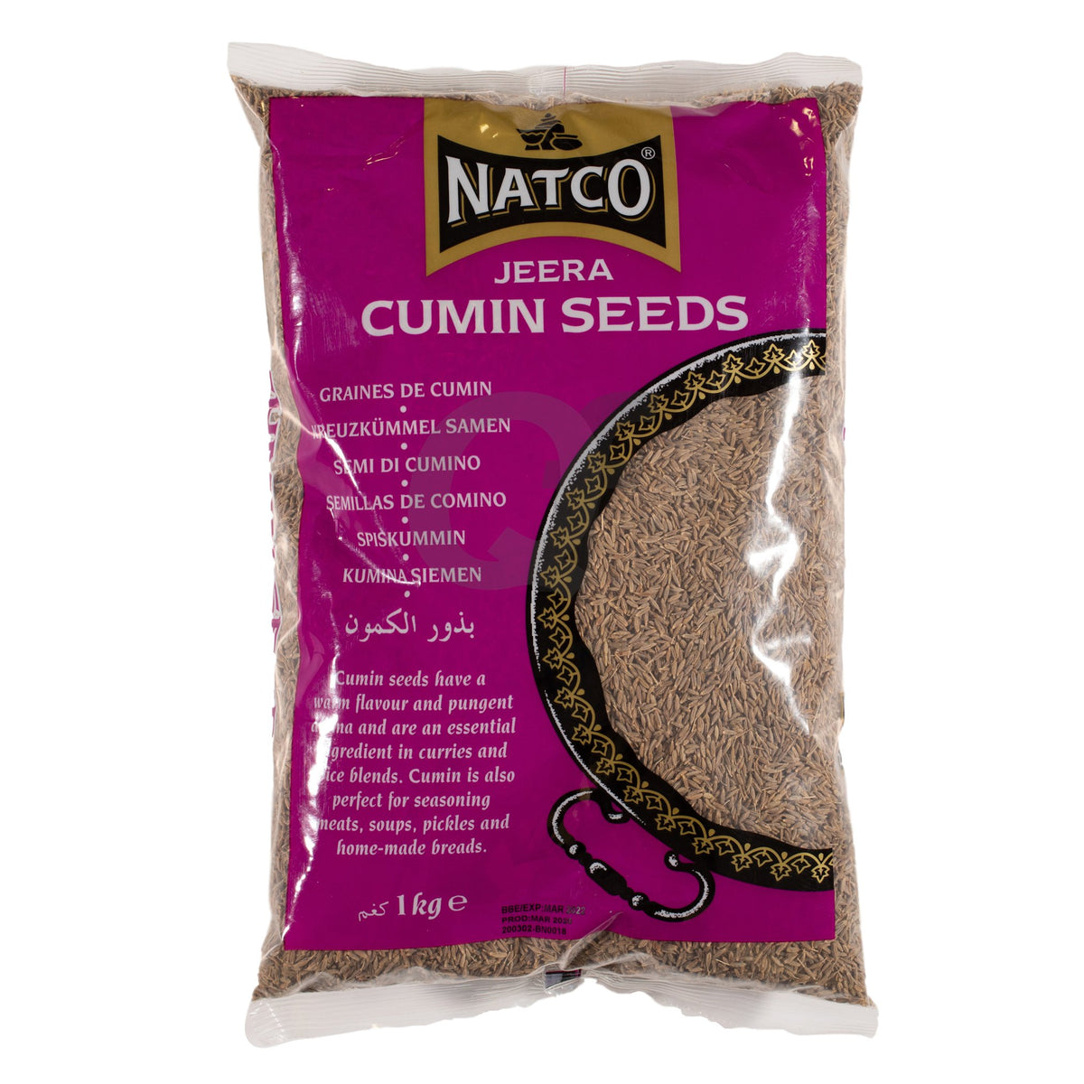 Natco whole Jeera (cumin Seeds )